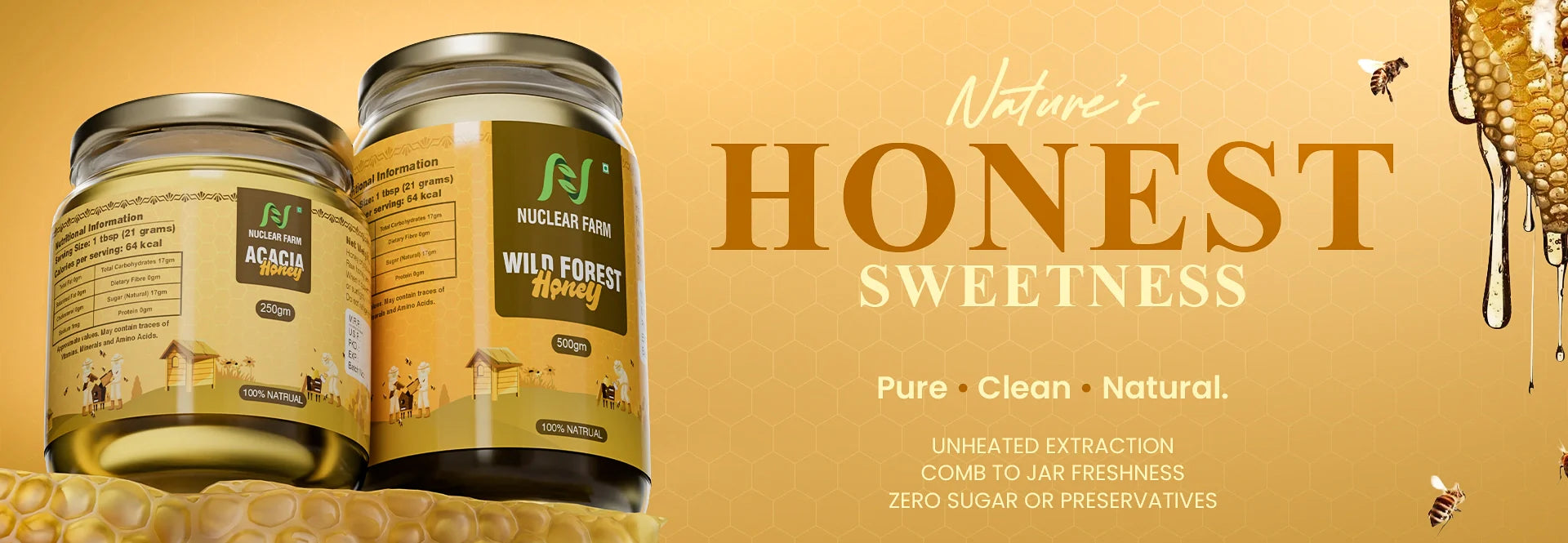 Shop Organic Honey Online – Pure and Naturally Sourced – Nuclear Farm