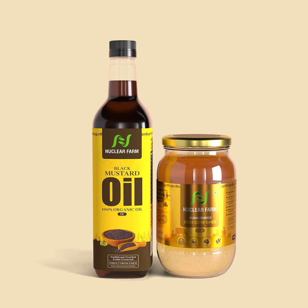Desi Cow Ghee and Black Mustard Oil – Nuclear Farm